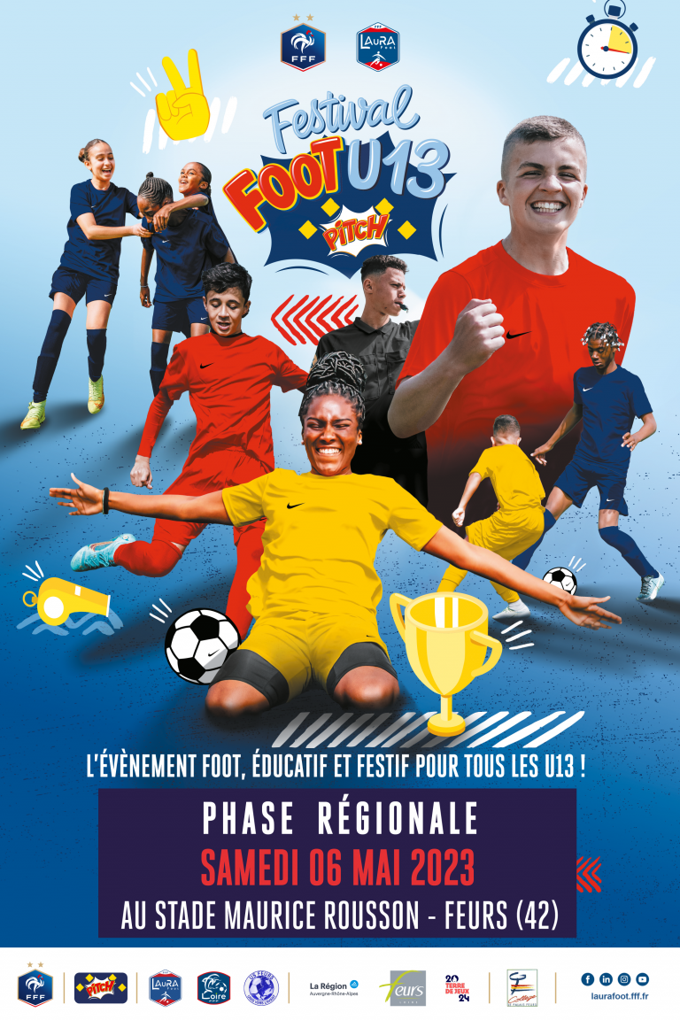 Phase départementale du Festival Foot U13 Pitch – Ligue Auvergne-Rhône-Alpes de Football